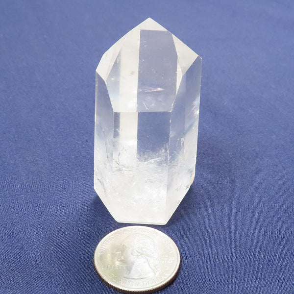 Polished Quartz Crystal Point from Brazil – Blue Moon Crystals & Jewelry