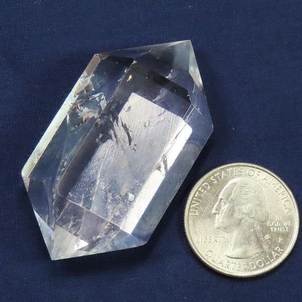 Polished Quartz Crystal Double Terminated Generator Point from Brazil ...