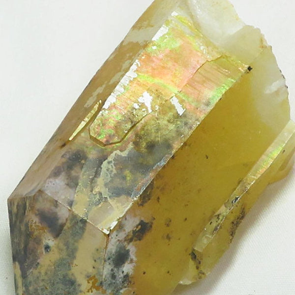 Arkansas Uncleaned Quartz Crystal Point with Rainbow Iridescence – Blue ...