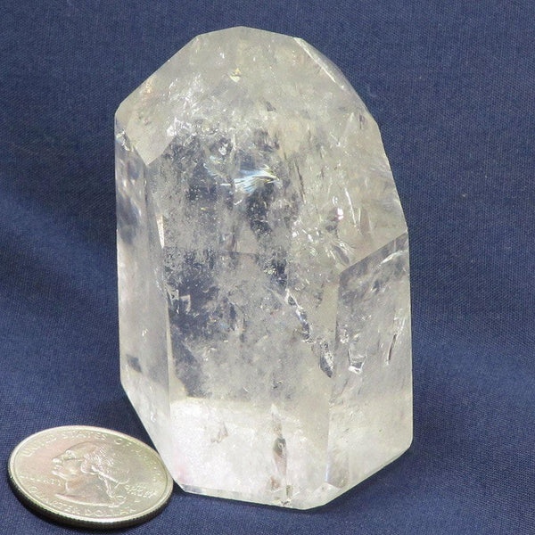 Polished Quartz Crystal Point with Rainbows from Brazil – Blue Moon ...